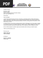 Narrative Report Childrens Month | PDF | Behavior Modification | Learning