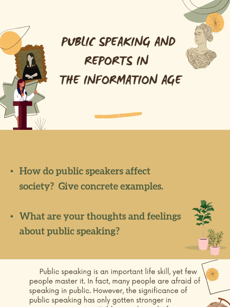 Public Speaking 1-Merged | PDF | Communication | Public Speaking