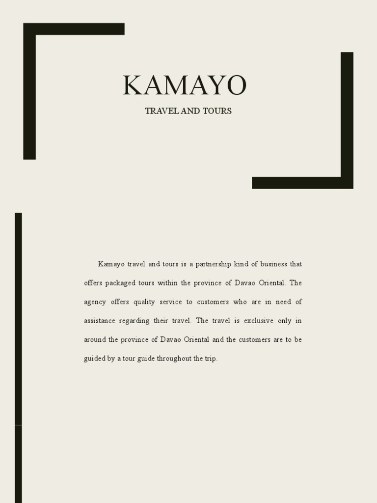 Kamayo Travel and Tours | PDF | Expense | Equity (Finance)