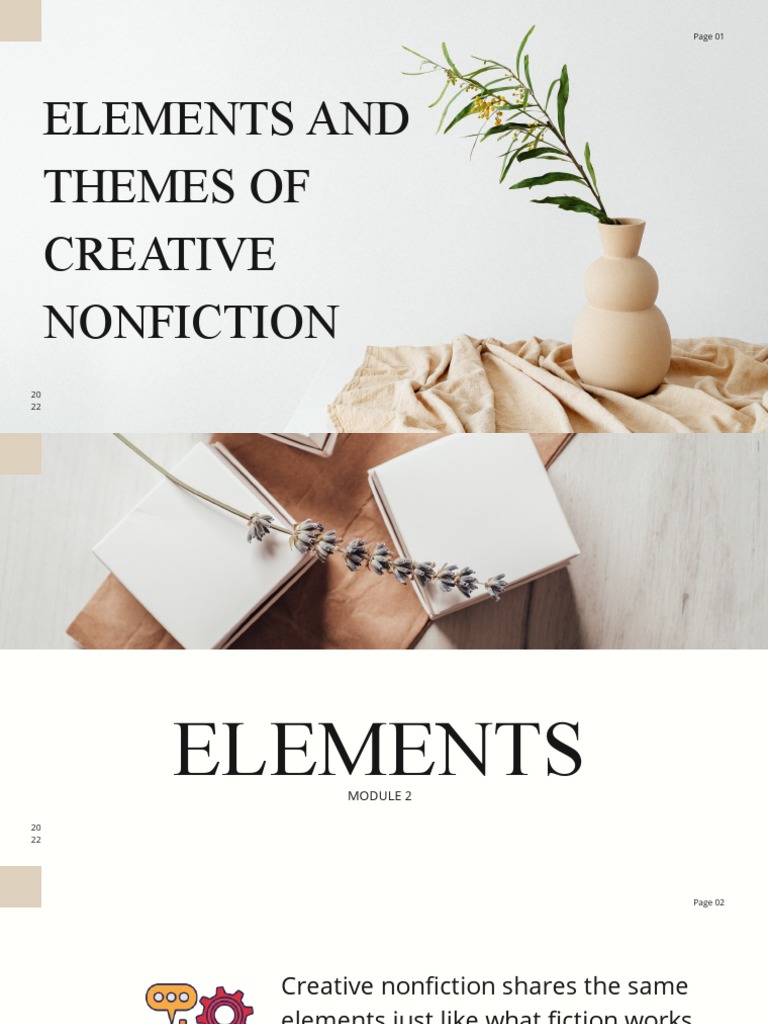 Elements and Themes of Creative Nonfiction | PDF | Narration