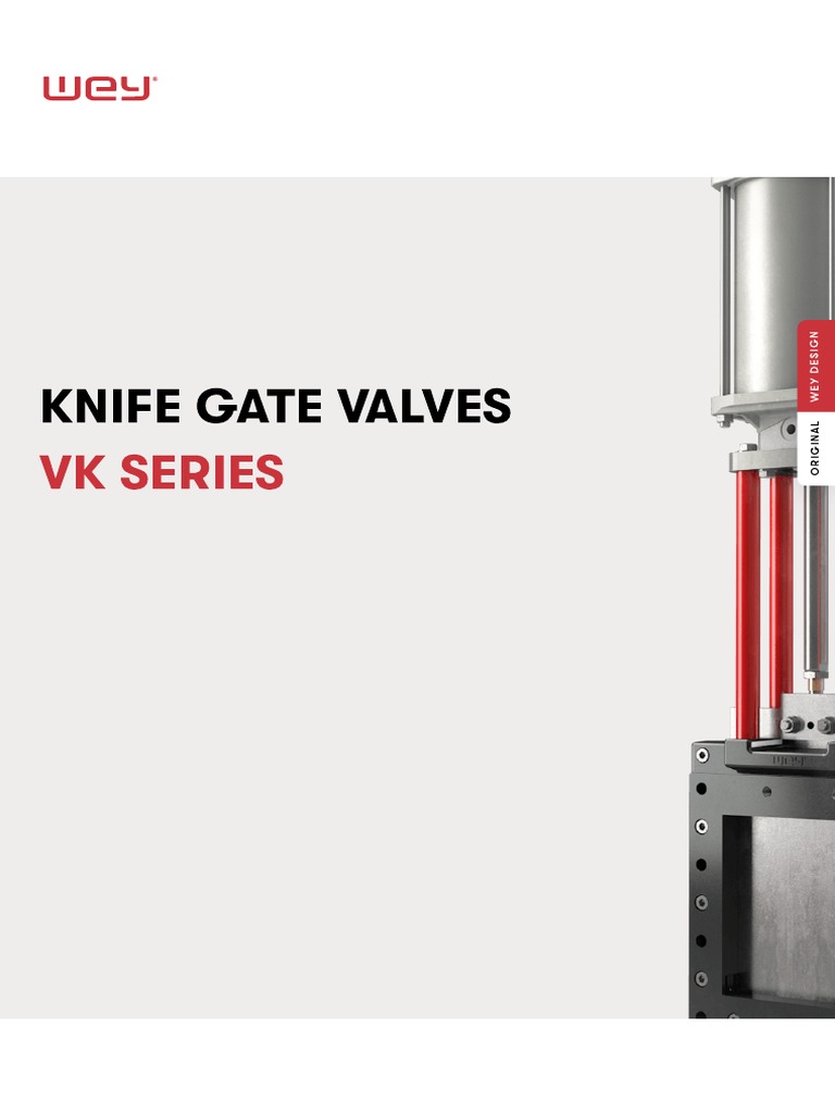 VK Series - Wey Knife Gate Valves-En | PDF | Valve | Actuator