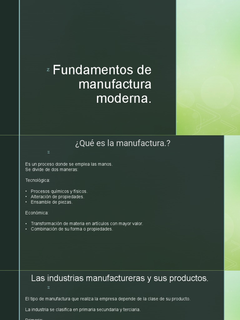 Fundamentos de Manufactura Moderna | PDF | Polímeros | Rieles