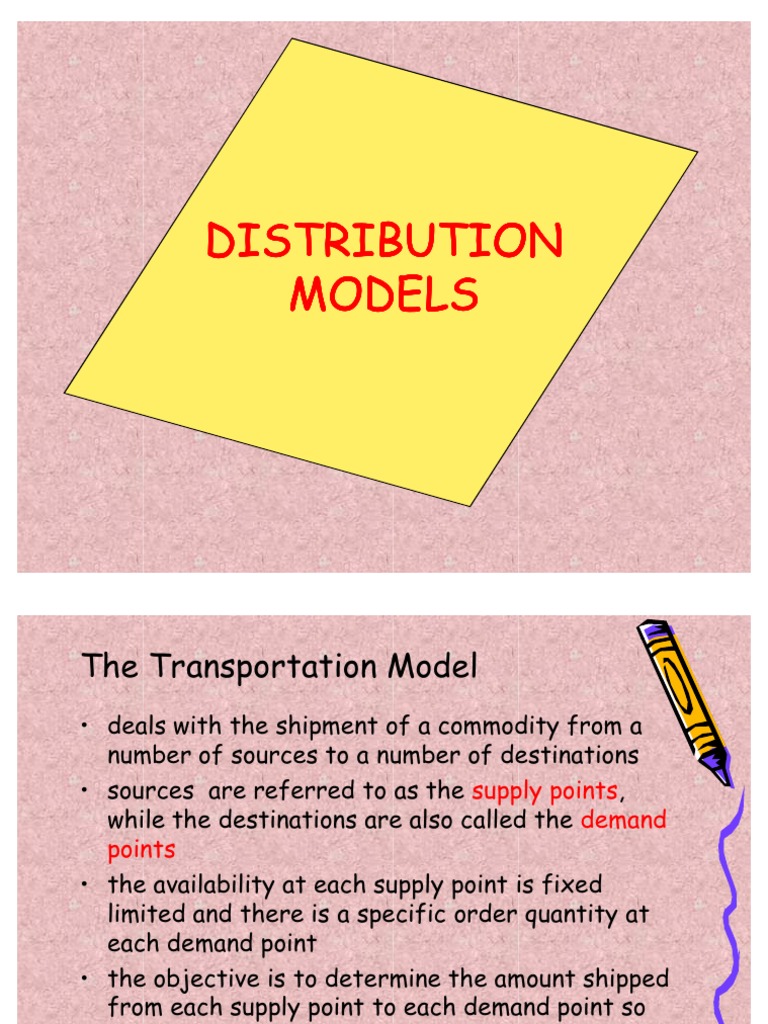 Distribution Models | PDF
