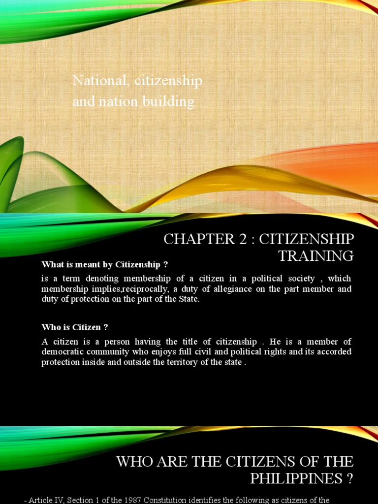 Group 2 Citizenship Training | PDF | Rights | Citizenship