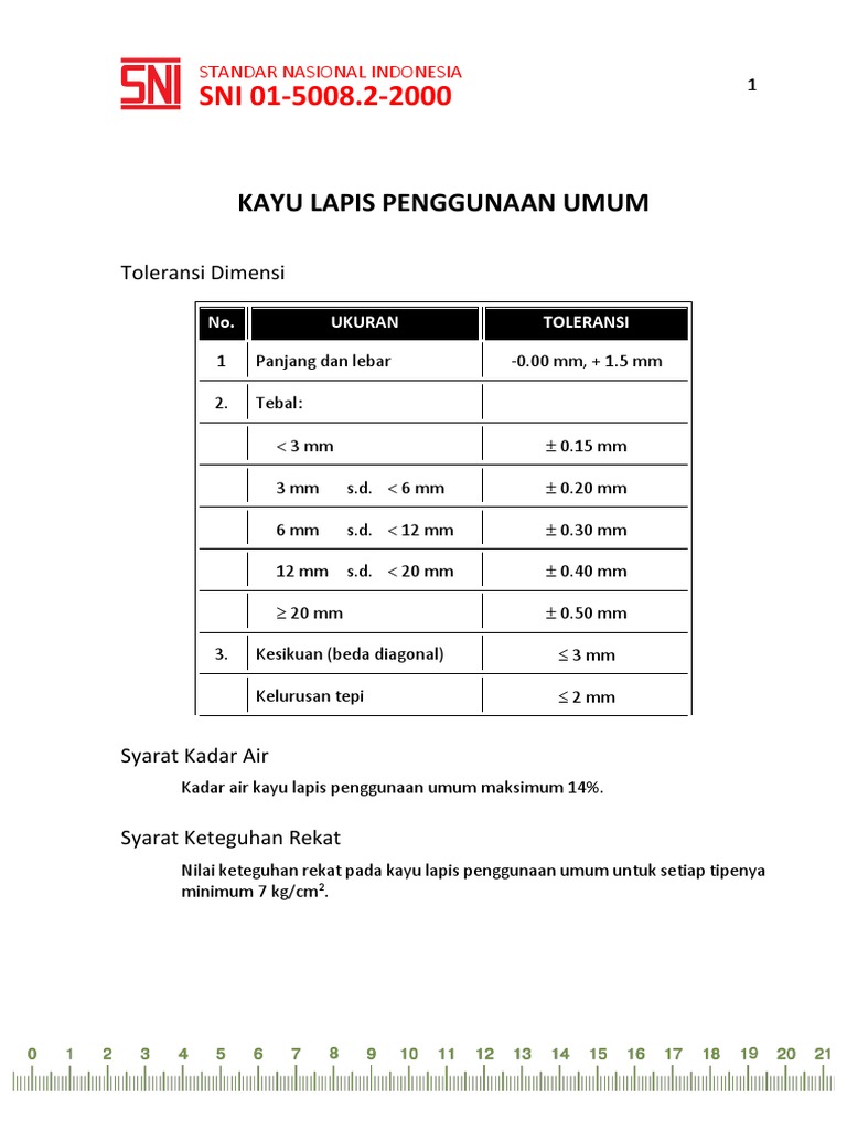 Cacat Kayu Lapis | PDF