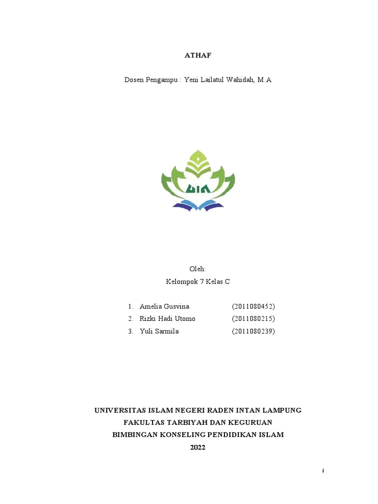 Pengertian dan Macam Huruf Athaf | PDF
