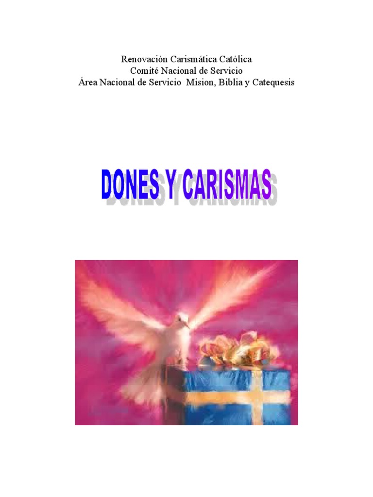 Dones y Carismas Del Espiritu Santo | PDF | Carisma | Fe