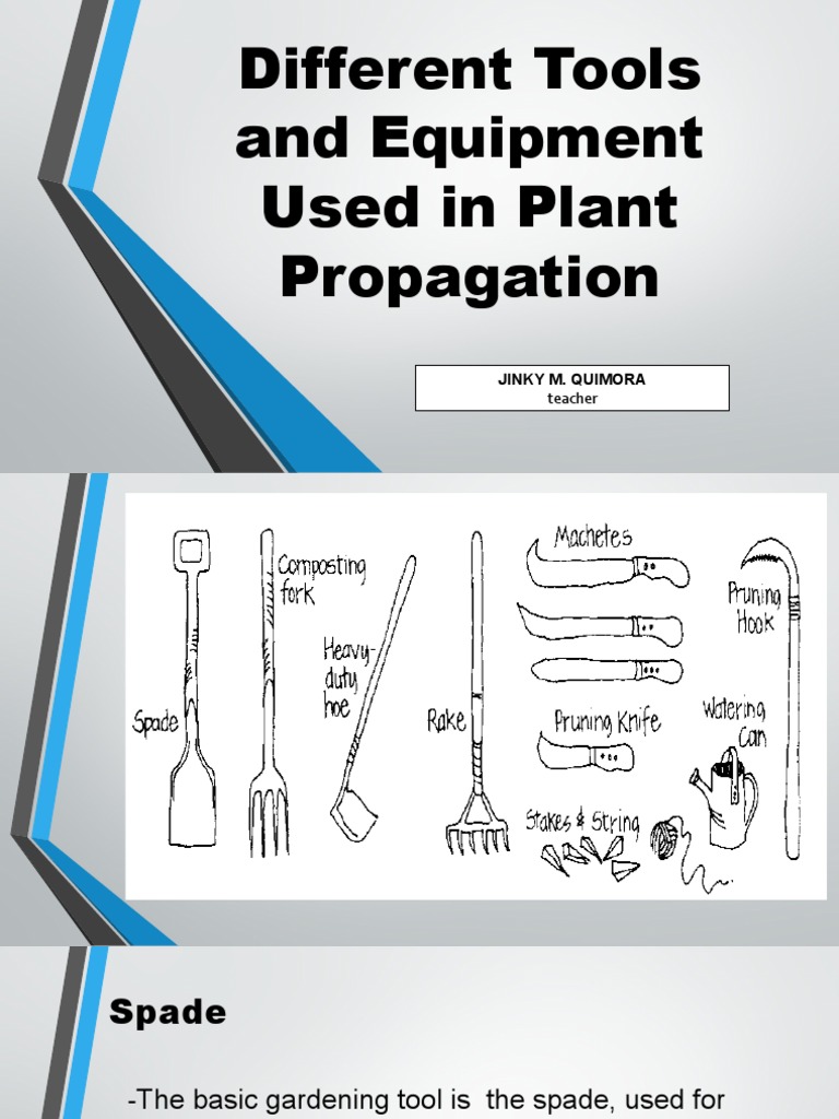 Essential Tools for Plant Propagation | PDF | Pruning | Trees