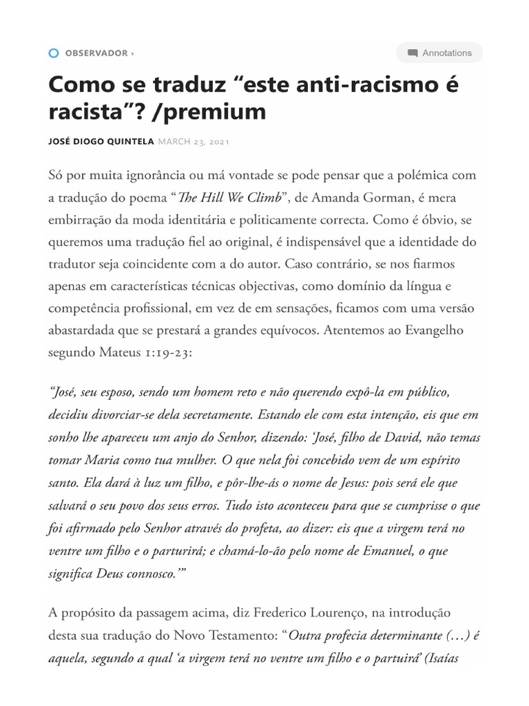 Anti Racismo | PDF