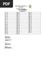 Key Answers Filipino 6 | PDF