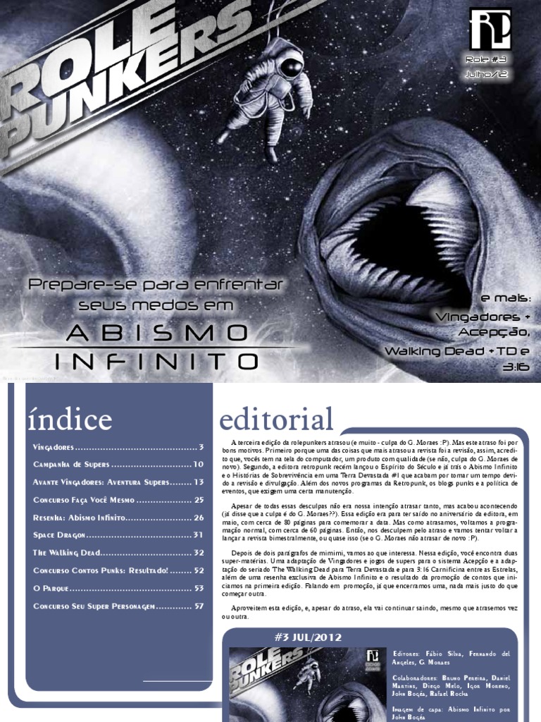 RolePunkers 3 Abismo Infinito | PDF | Super-heróis
