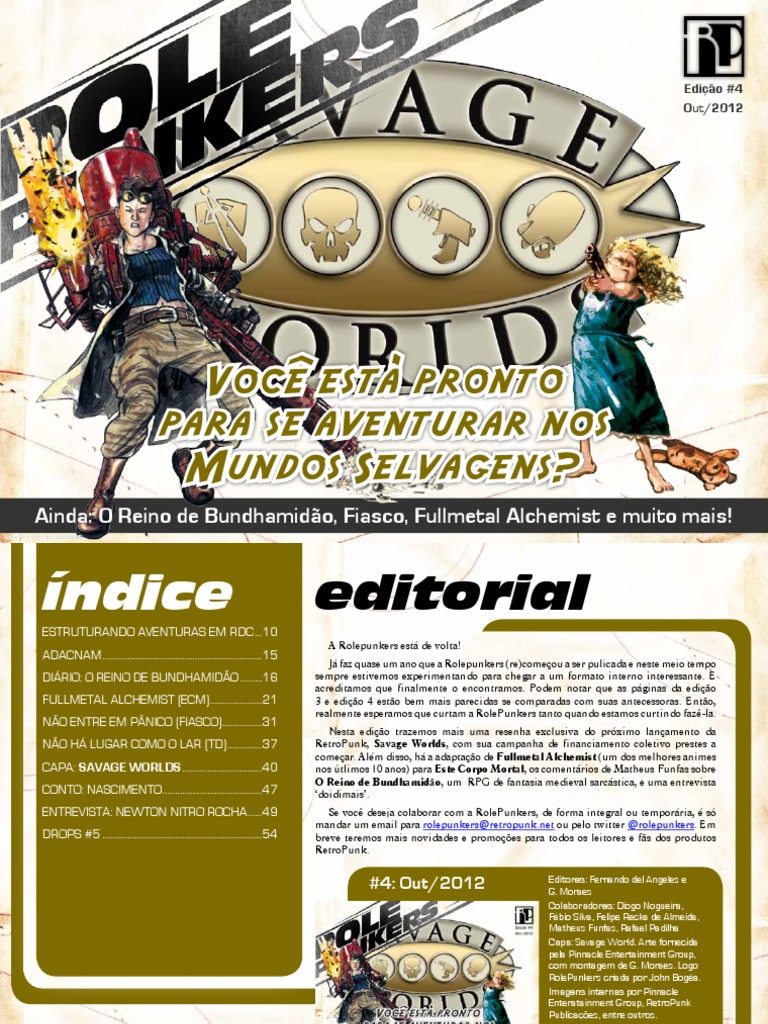 RolePunkers 4 Savage Worlds | PDF | Fantasia | Mente