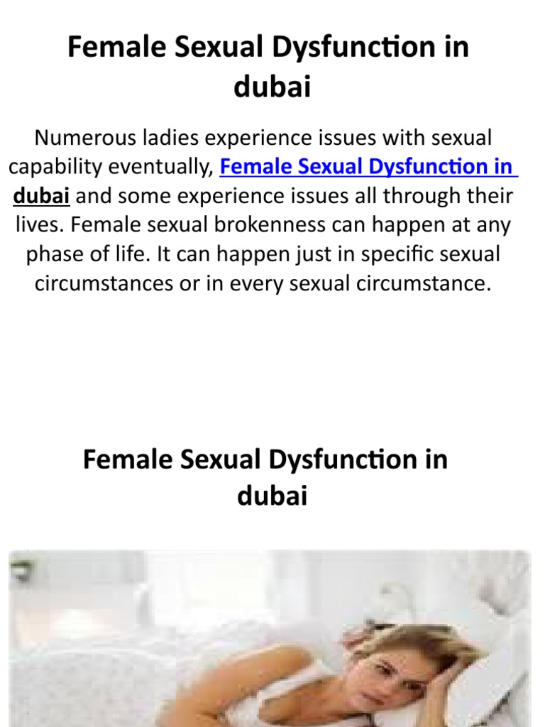 Female Sexual Dysfunction in | PDF