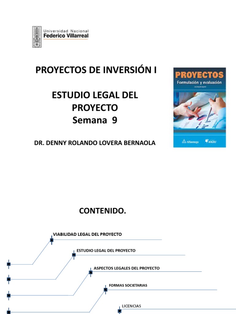 Semana 9 Estudio Legal Del Proyecto | PDF | Business | Economias