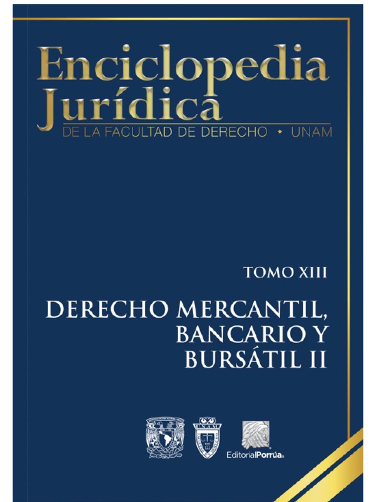 Enciclopedia Jurídica Derecho Bancario y Bursátil II | PDF