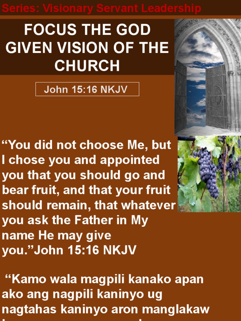 Focus The God Given Vision of Church | PDF