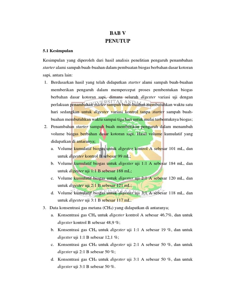 BAB 5 Penutup | PDF