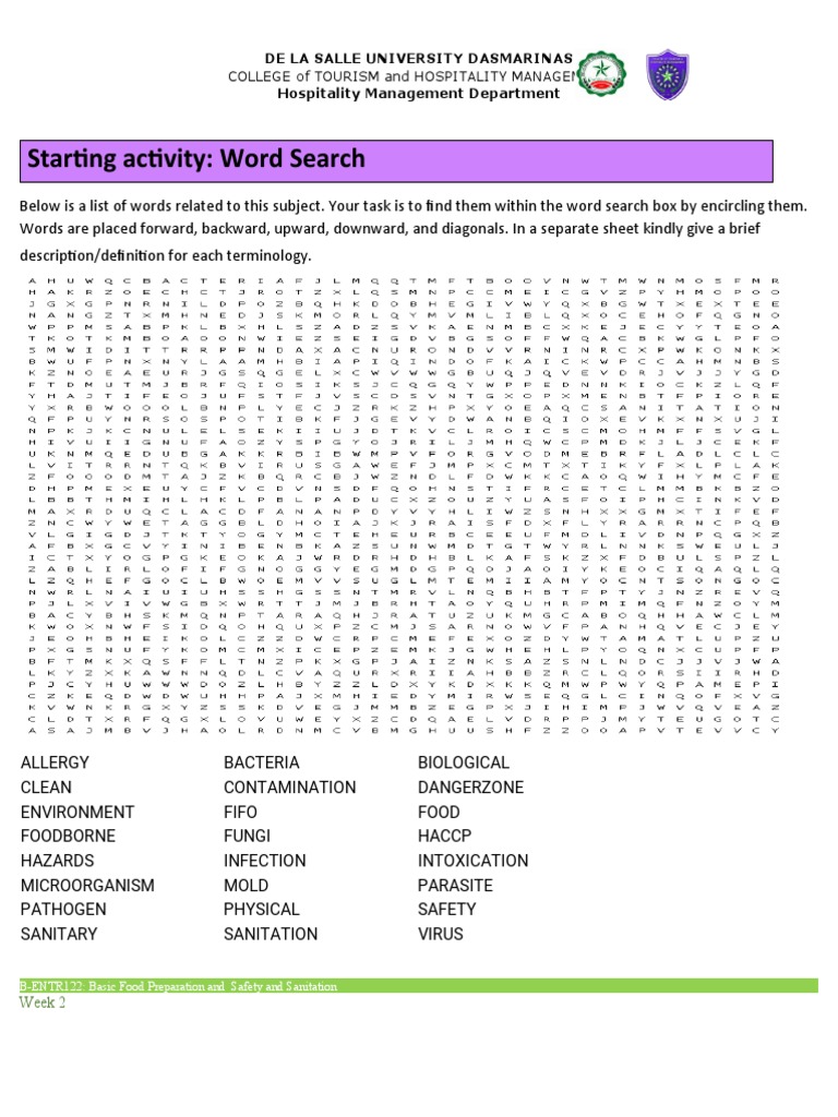Starting Activity | PDF | Wellness | Technology & Engineering