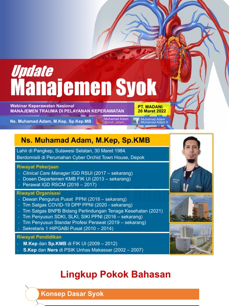 Materi 2 - Update Manajemen Syok - Madani - 25032022 | PDF