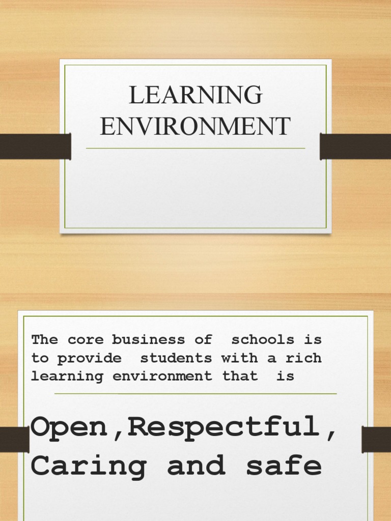 Learning Environment | PDF | Learning | Curiosity