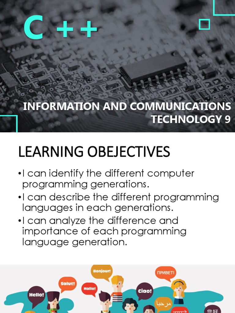 ICT 9 01 Evolution of Programming Languages | Download Free PDF | Assembly Language | Programming
