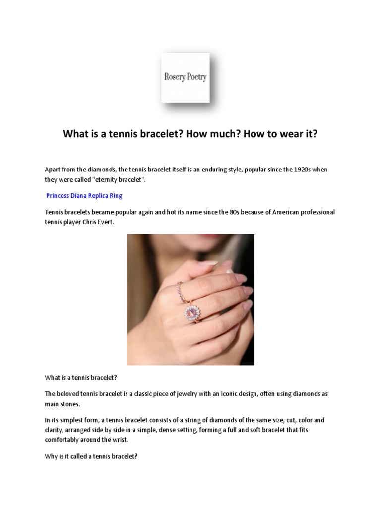 Anxiety Relief Ring - Rosery Poetry | PDF | Bracelet | Jewellery