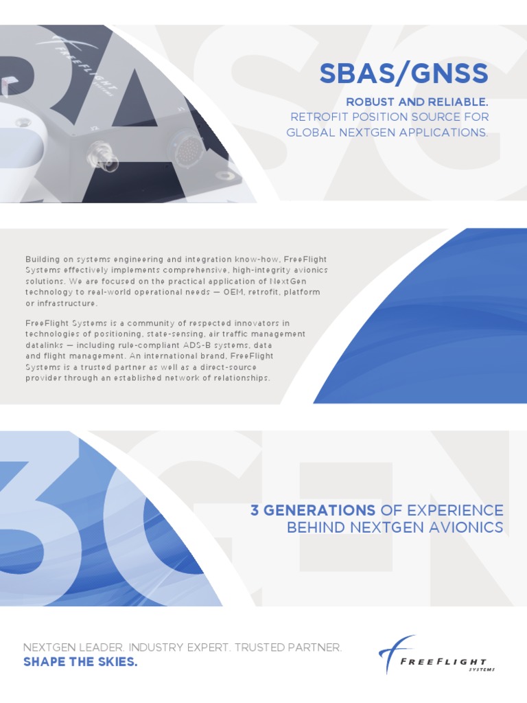 FreeFlight Systems 1203C SBAS GNSS Receiver Product Sheet US EN | PDF ...