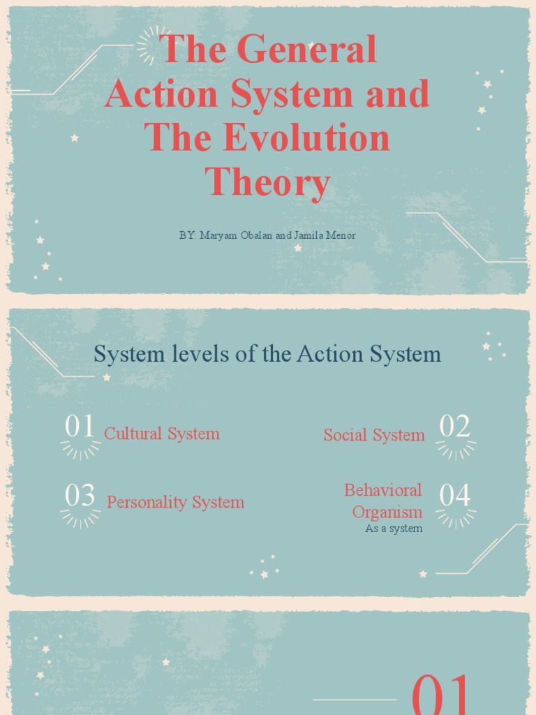 The General Action System and Evolution Theory | PDF | System ...