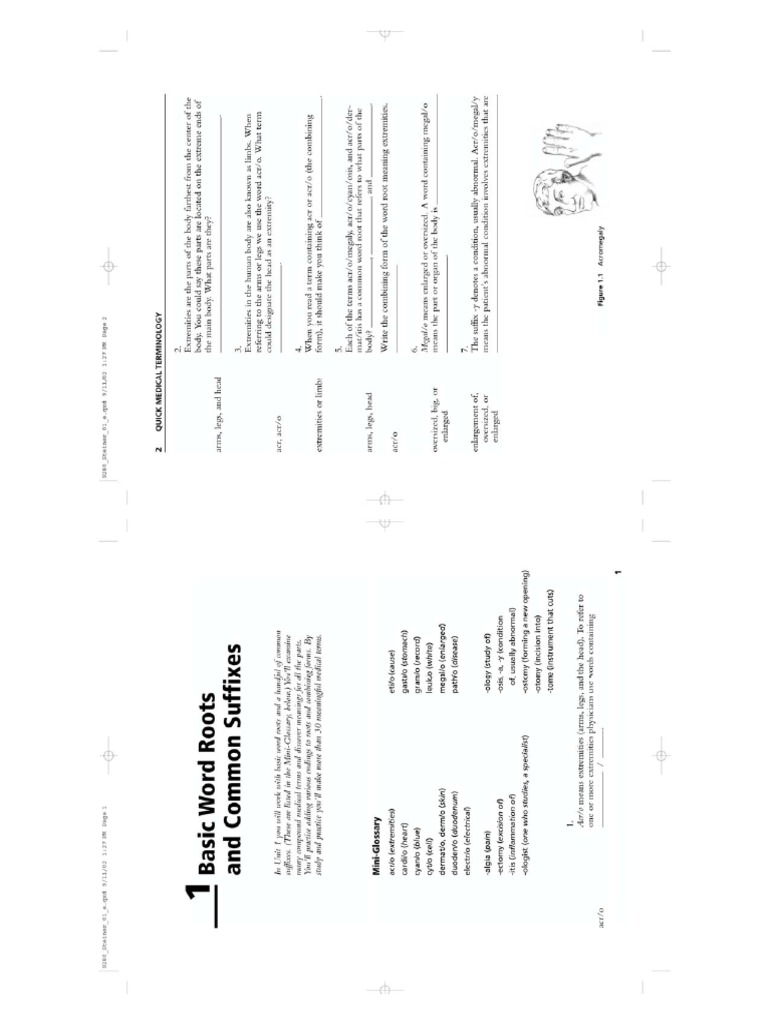 Quick Medical Terminology-CH1 | PDF