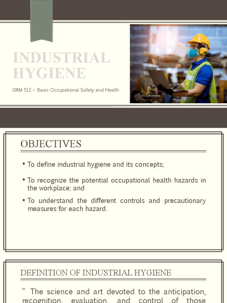DRM 512 - Industrial Hygiene | PDF | Occupational Hygiene | Safety