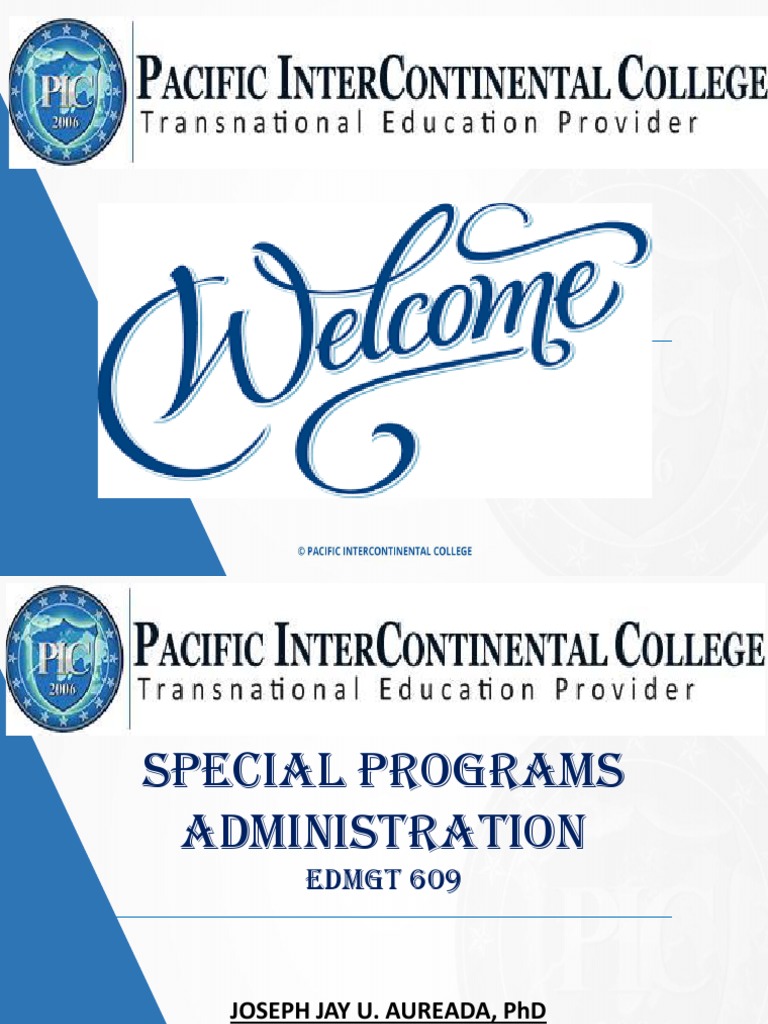 Special Program Administration | PDF | Curriculum | Policy