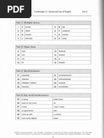 Cambridge c1 Use of English Book 1-3 | PDF | Teaching Methods & Materials