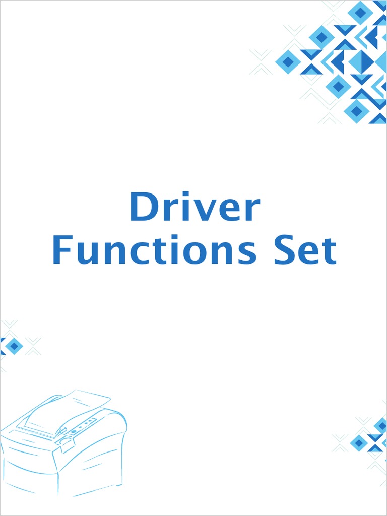 Driver Functions Set | PDF