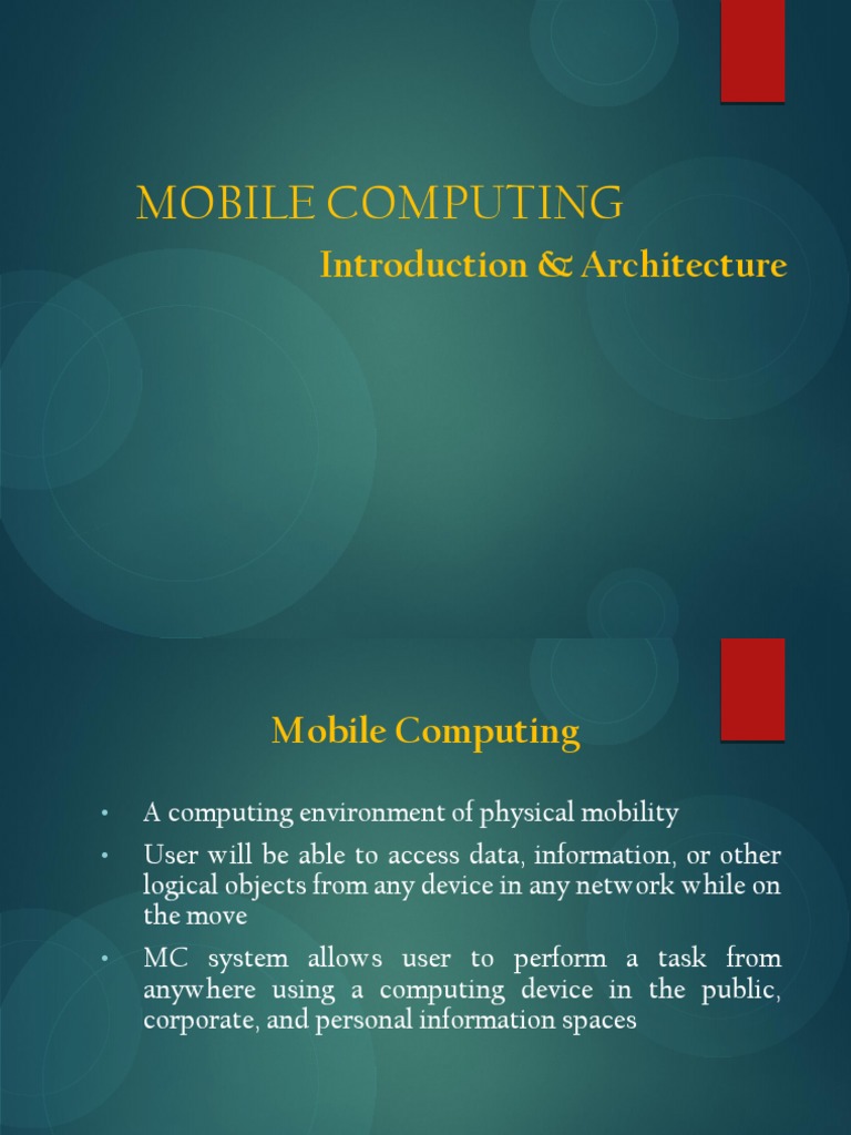 Mobile Computing Introduction Pdf Hypertext Transfer Protocol Computer Network