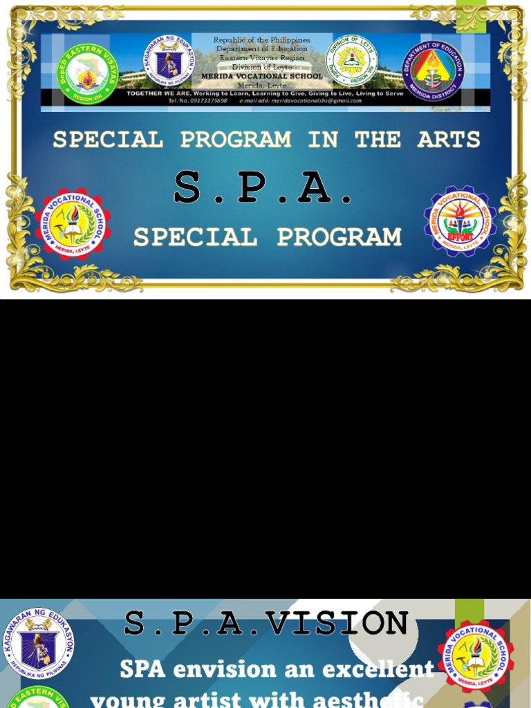 Special Program in The Arts | PDF | The Arts | Printer (Computing)
