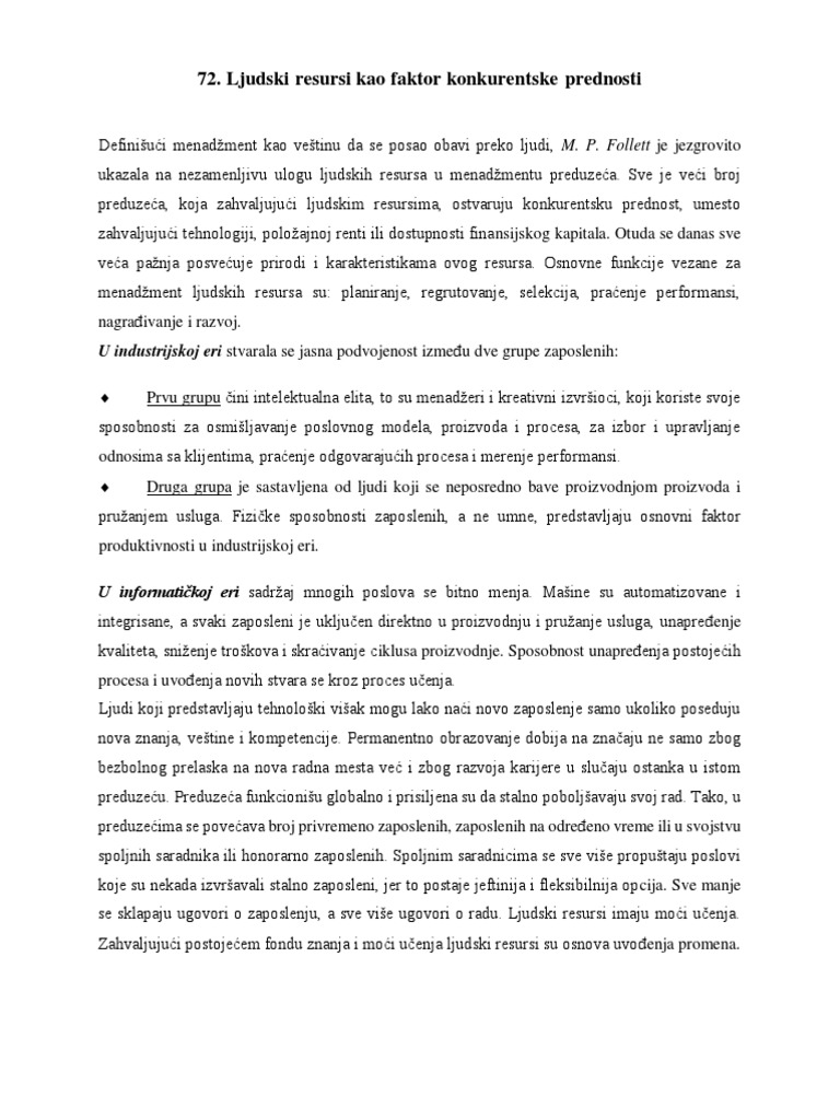 Strategijski Menadžment - II Kolokvijum | PDF