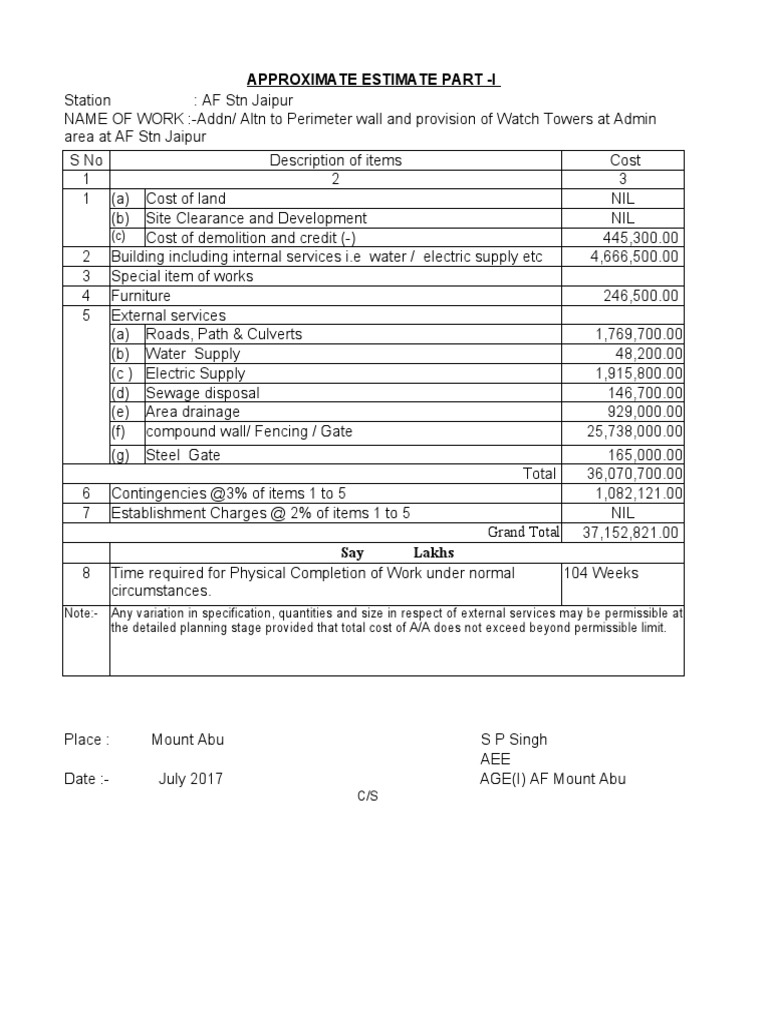 Quotation | PDF | Concrete | Screw