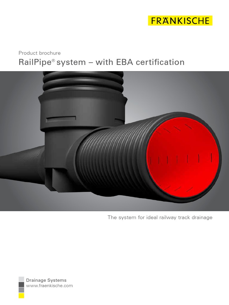 Product Description RailPipe System With EBA Certification | PDF | Pipe ...