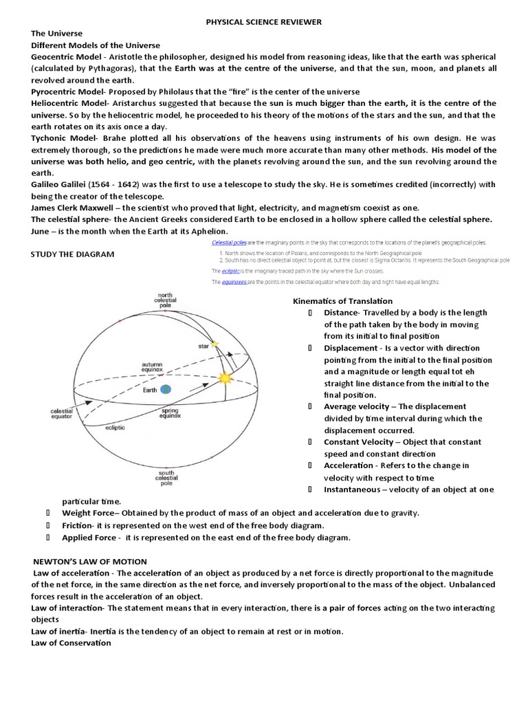 Physical Science Reviewer | Download Free PDF | Force | Waves