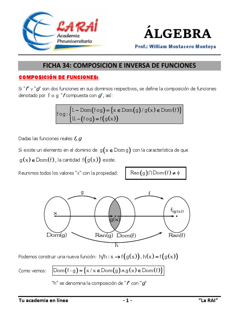 Ficha 34 Funciones V | PDF | Función (Matemáticas) | Matemáticas