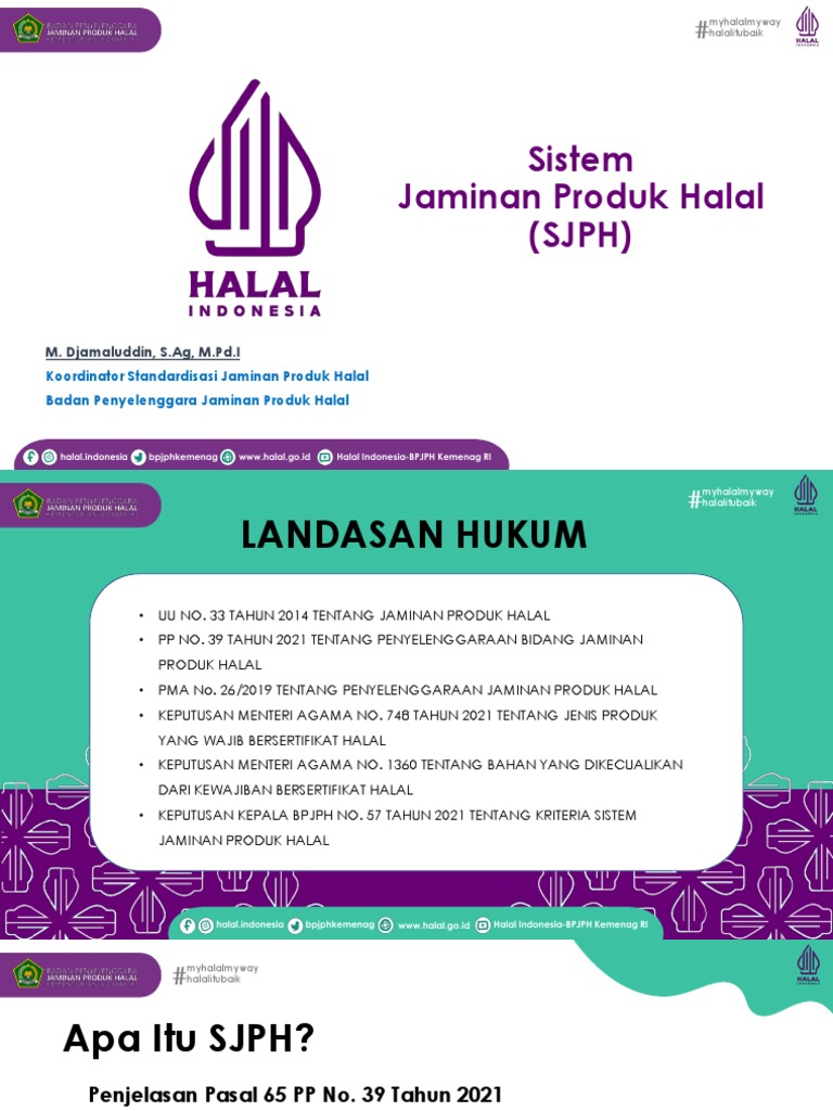 Panduan Sistem Jaminan Produk Halal | PDF | Bisnis