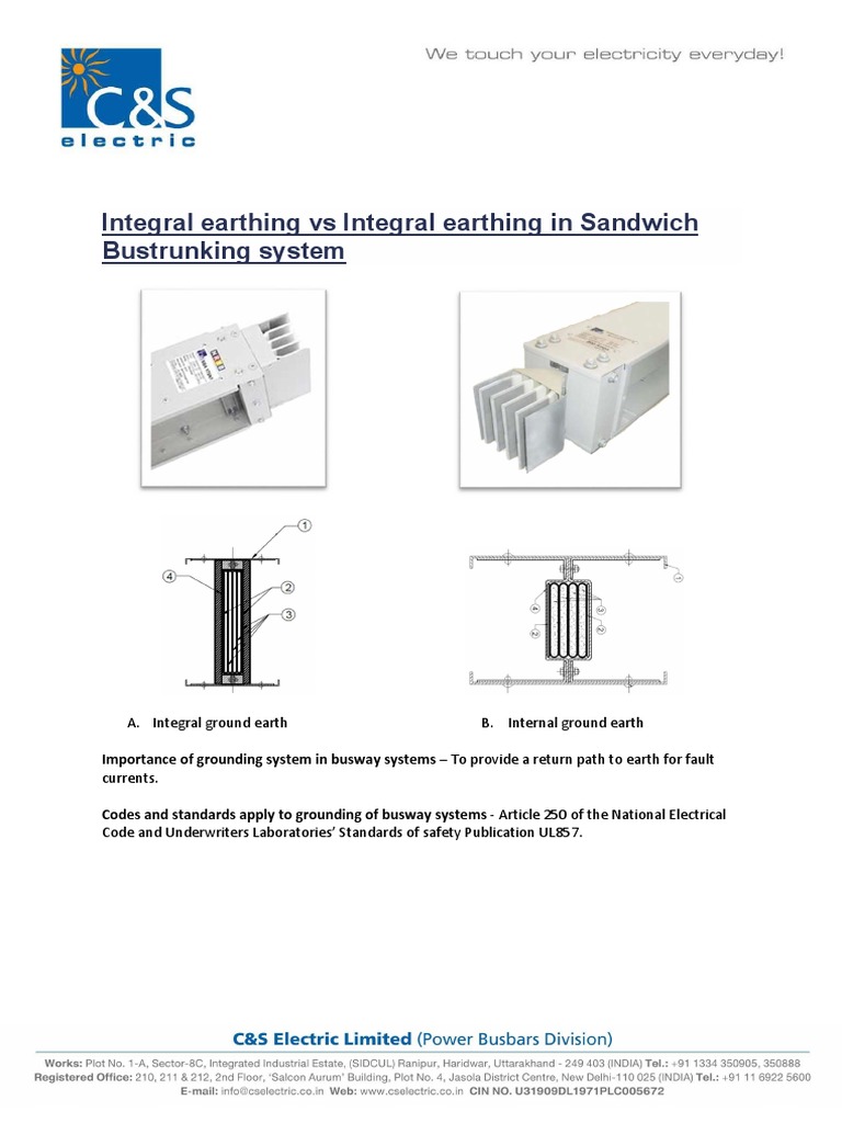 Integral Vs Internal Earthing | PDF