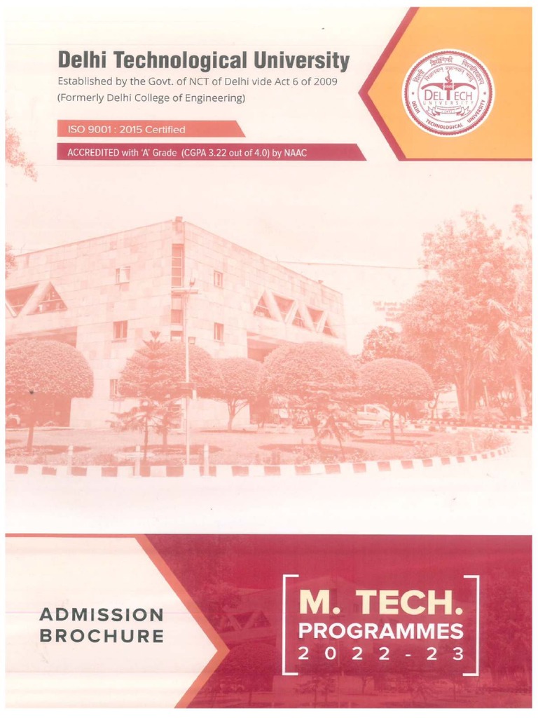 Mtech Brochure | PDF