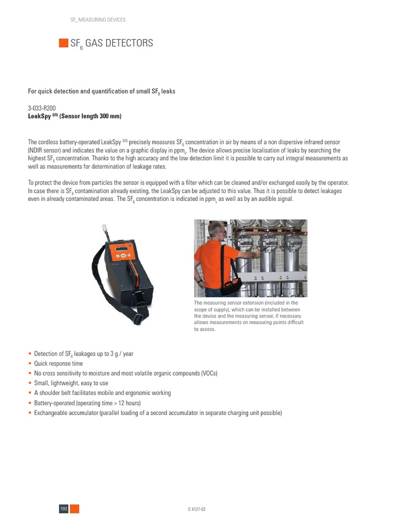 3-033-R200 Leak Spy (Sensor Length 300mm) | PDF | Sensor | Metrology