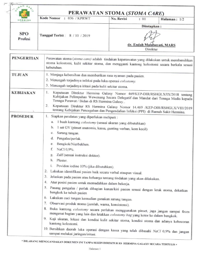036.perawatan Stoma | PDF