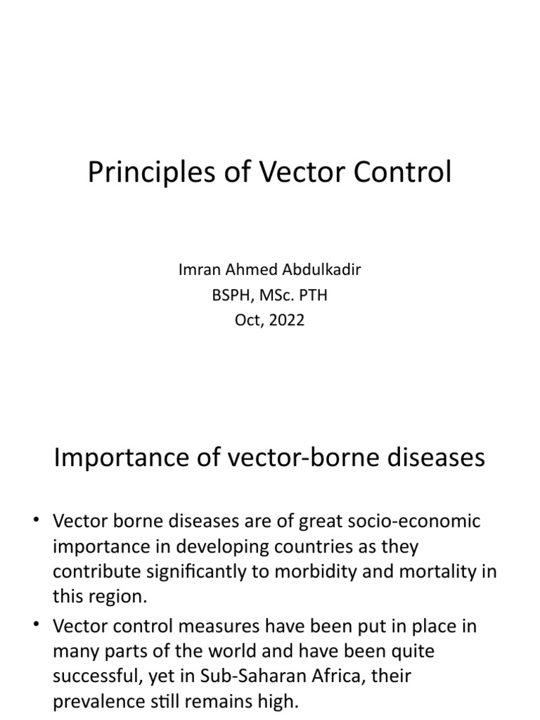 Principles Of Vector Control Pdf Ddt Insecticide