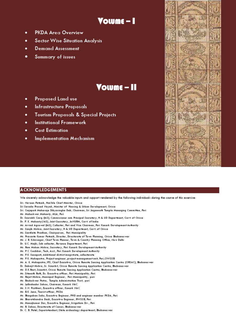 PKDA Vol2 PartA | PDF | Zoning | Earth Sciences