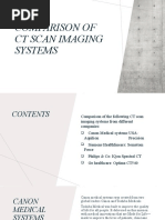Philips CT Scanners Comparison Chart | PDF | Ct Scan | Radiology