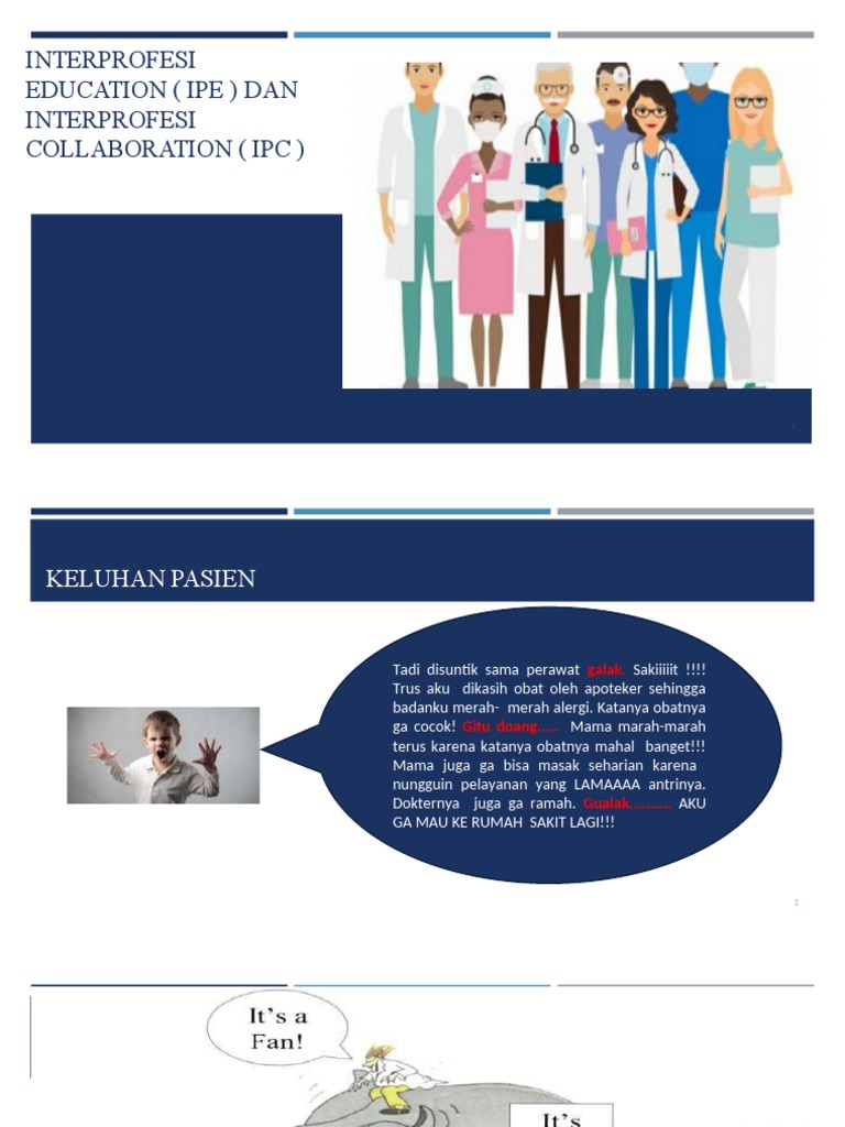 Interprofesi Education Ipe Dan Interprofesi Collaboration Pdf