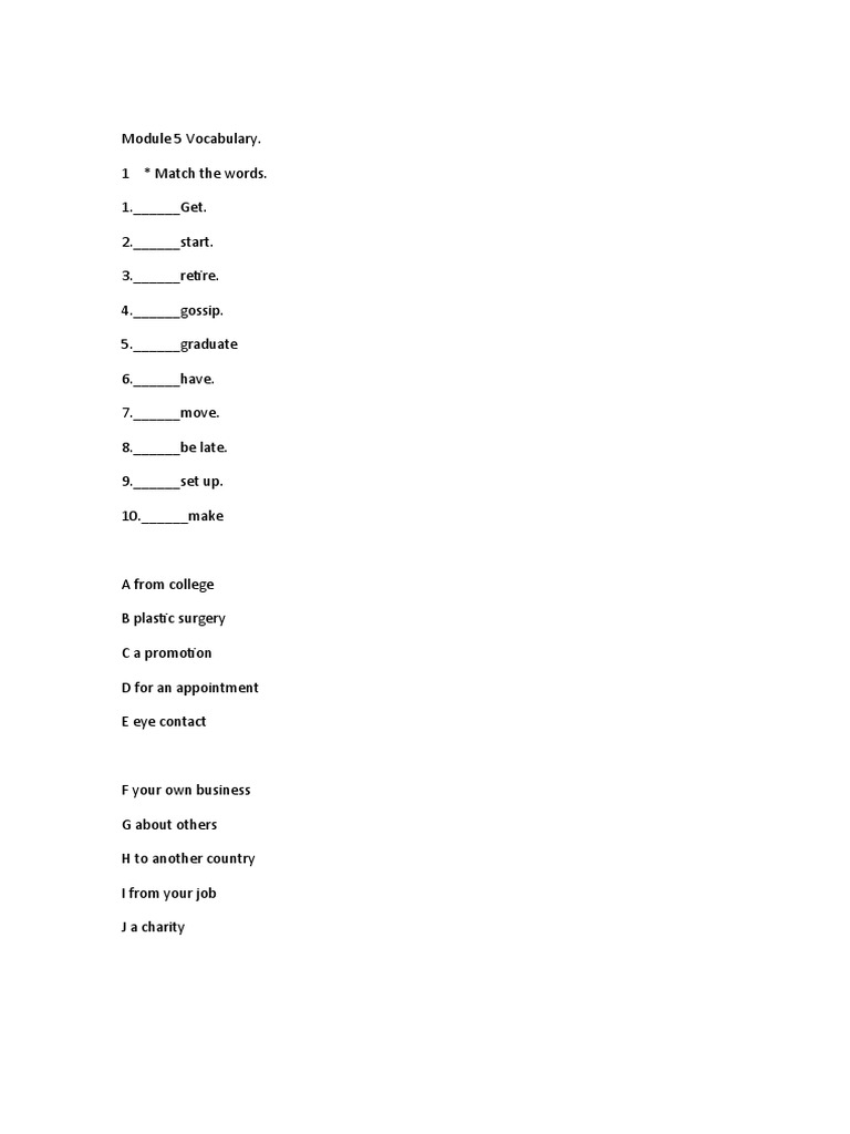 Prime Time Volumen 3. Work Book Grammar Reference Word List Module 5 ...